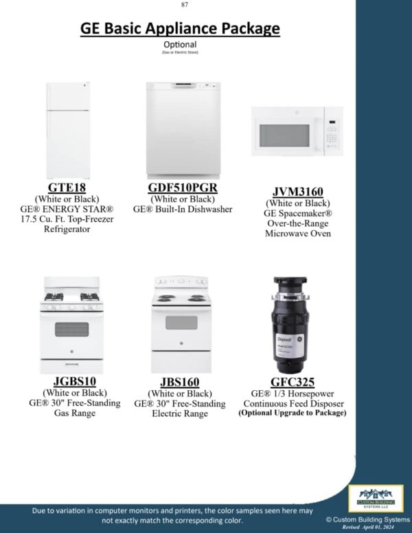 Basic | GE Appliance Package - vbs